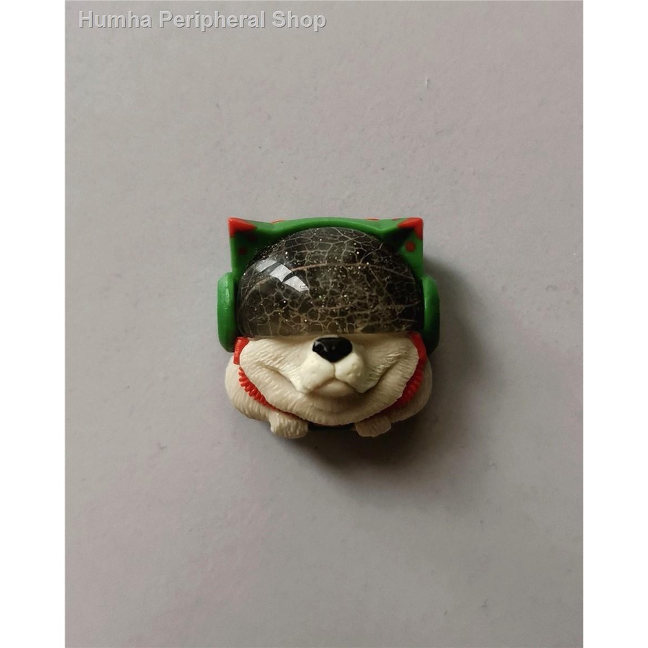 Humha Artisan keycap Space dog keycaps Hand made Resin keycap ...