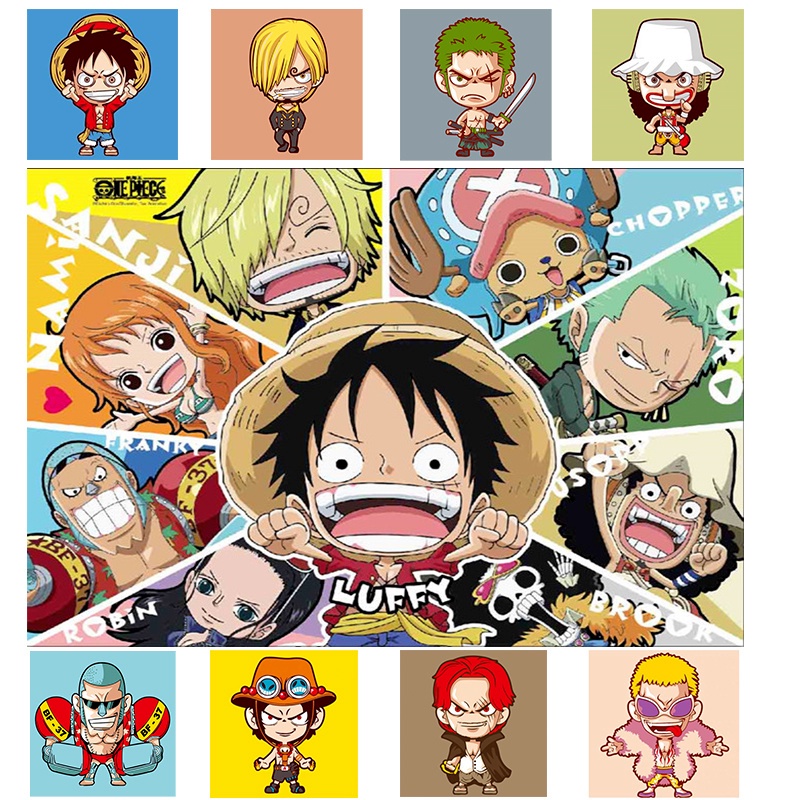 5d Diamond Painting One Piece Luffy Cute Cartoon for Adults Home Wall ...