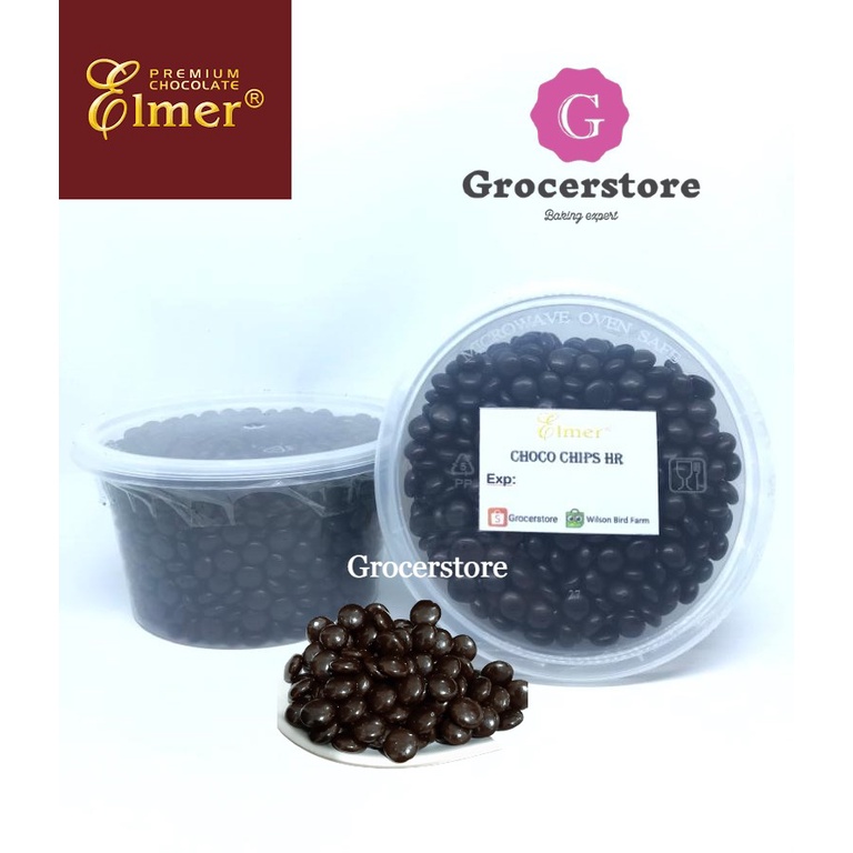 Chocolate Chip Round / Chocolate Chip Half Round ELMER 250 gr | Shopee ...