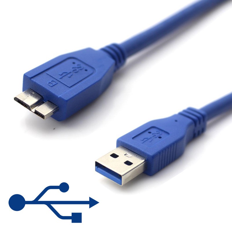 USB 3 Micro-B Type Cable (1.5 Meters) | Shopee Philippines
