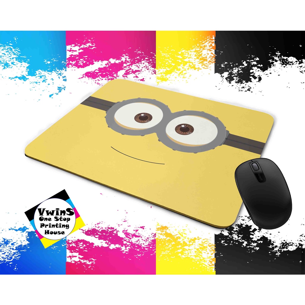 Minions Design Mousepad! Despicable Me Minion Design Mouse Pad | Shopee ...