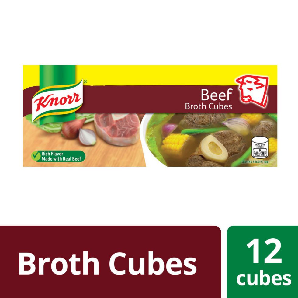 Knorr Beef Broth Cubes 120g (12 Cubes x 10g Each) | Shopee Philippines