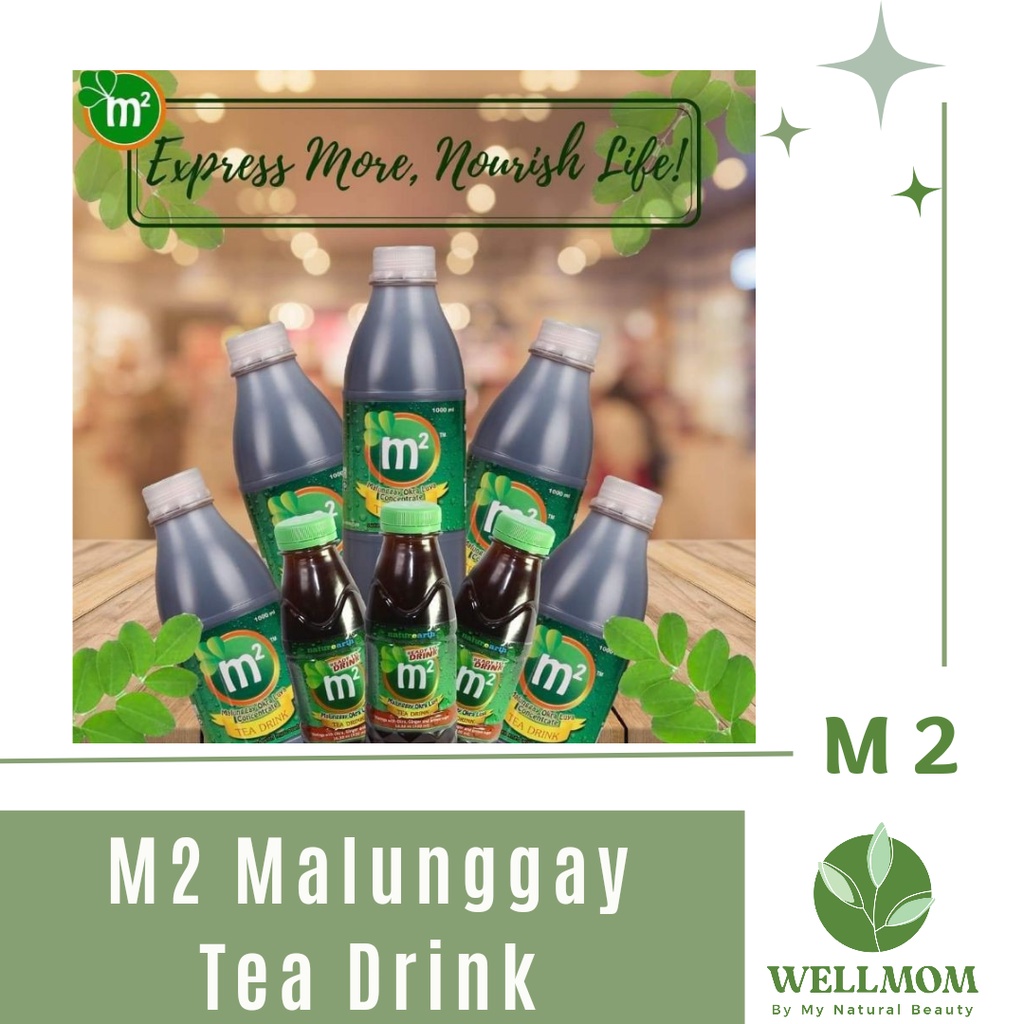 M2 Tea Drink Concentrate w/ Malunggay, Okra, and Luya | Shopee Philippines