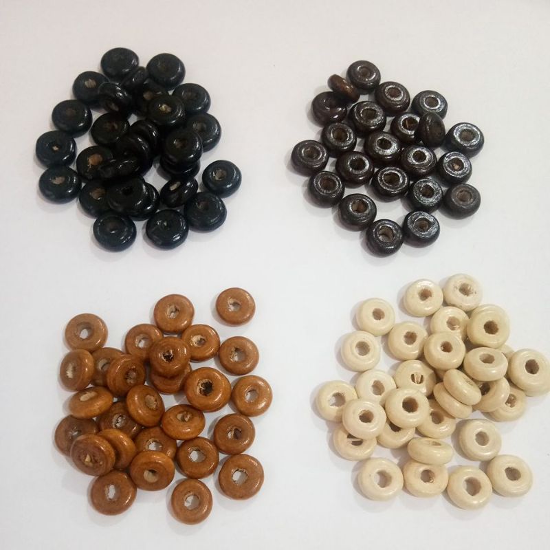100 Pieces 10mm Round Flat Donut Beads for diy craft | Shopee Philippines