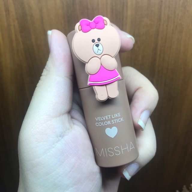 Missha Velvet Like Color Stick 7gr SEPIA FILTER (no 5) LINE FRIENDS ...