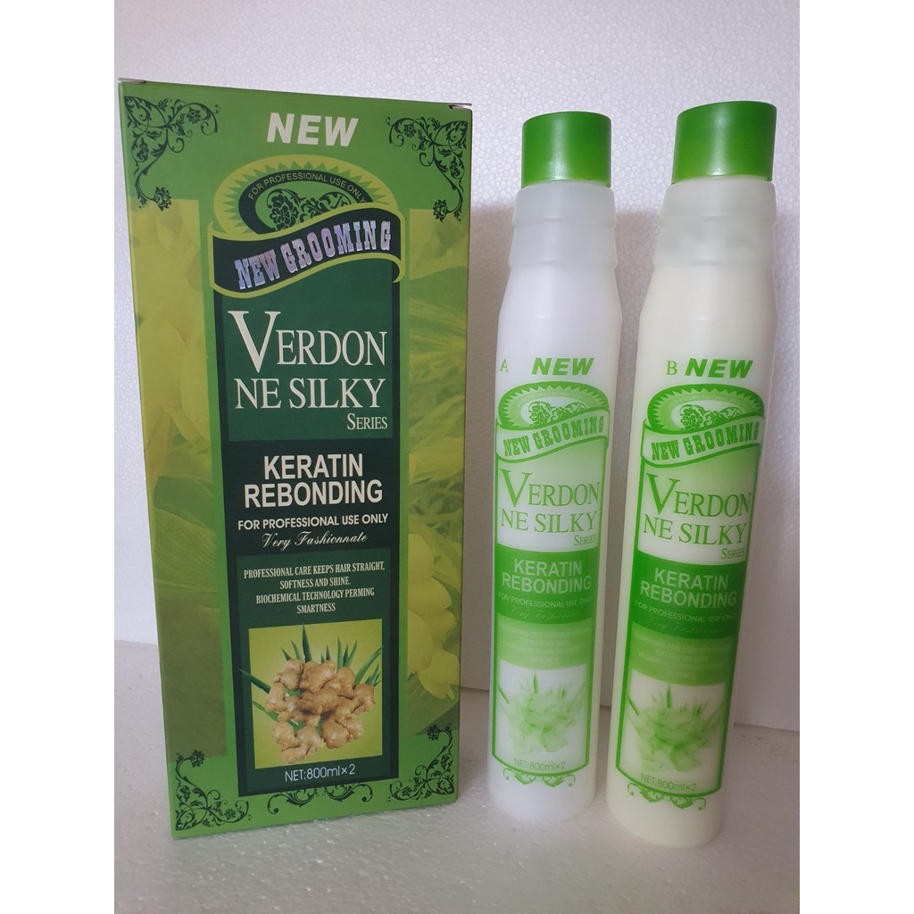 Verdon Keratin Hair Rebonding 2 in 1 (per set) | Shopee Philippines