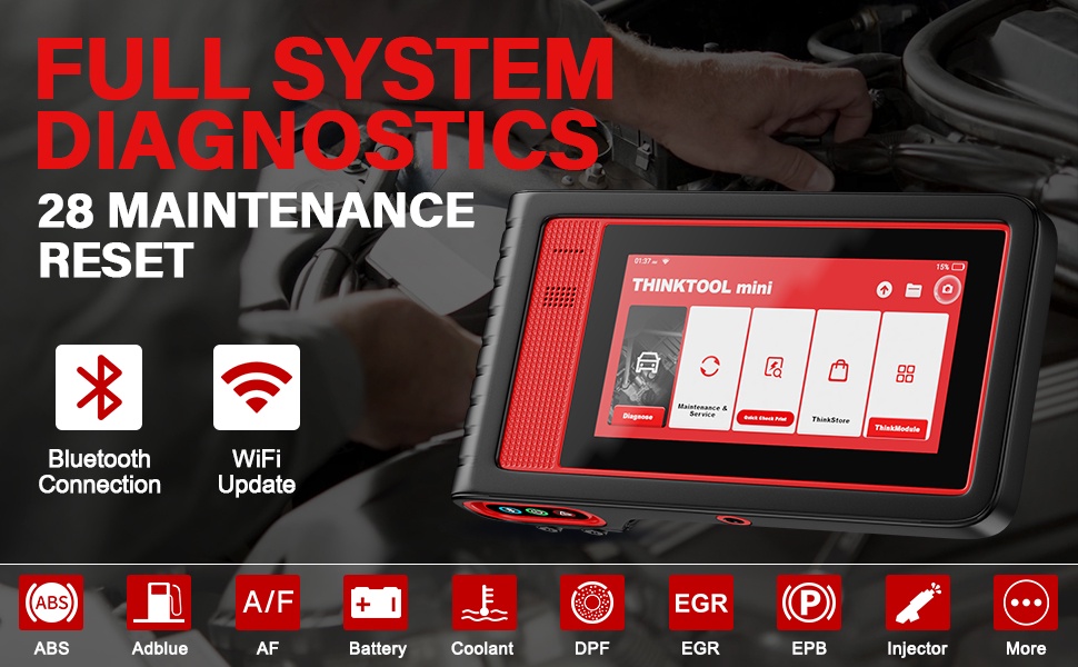 Thinkcar Thinktool Mini Automotive Professional Wireless OBD2 Scanner ...