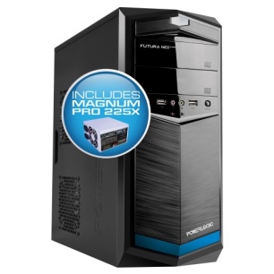 PowerLogic Futura NEO 100XV ATX PC Case with 225W Magnum Pro Power ...