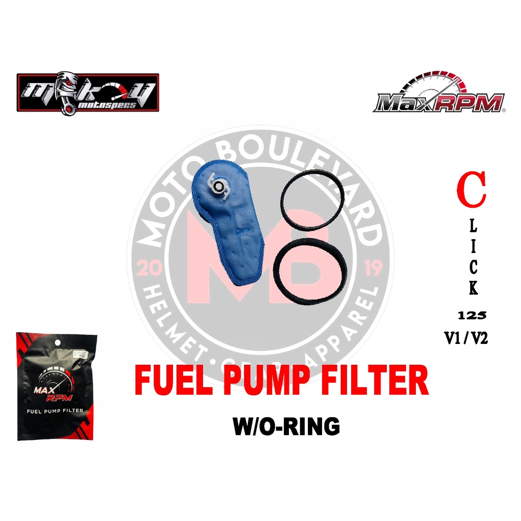 MAX RPM FUEL PUMP FILTER WITH O RING FOR HONDA CLICK 125/150 , BEAT FI ...