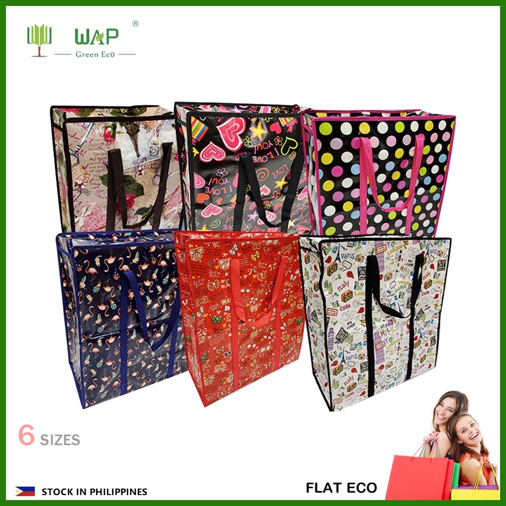 Wap Green Eco Zipper Bag Sako Bag Storage Shopping Bag Luggage ...