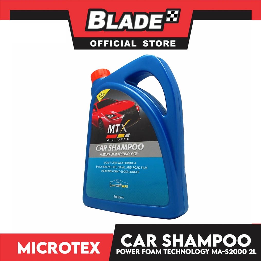 Microtex Car Shampoo Power Foam Technology MA-S2000 2L | Shopee Philippines