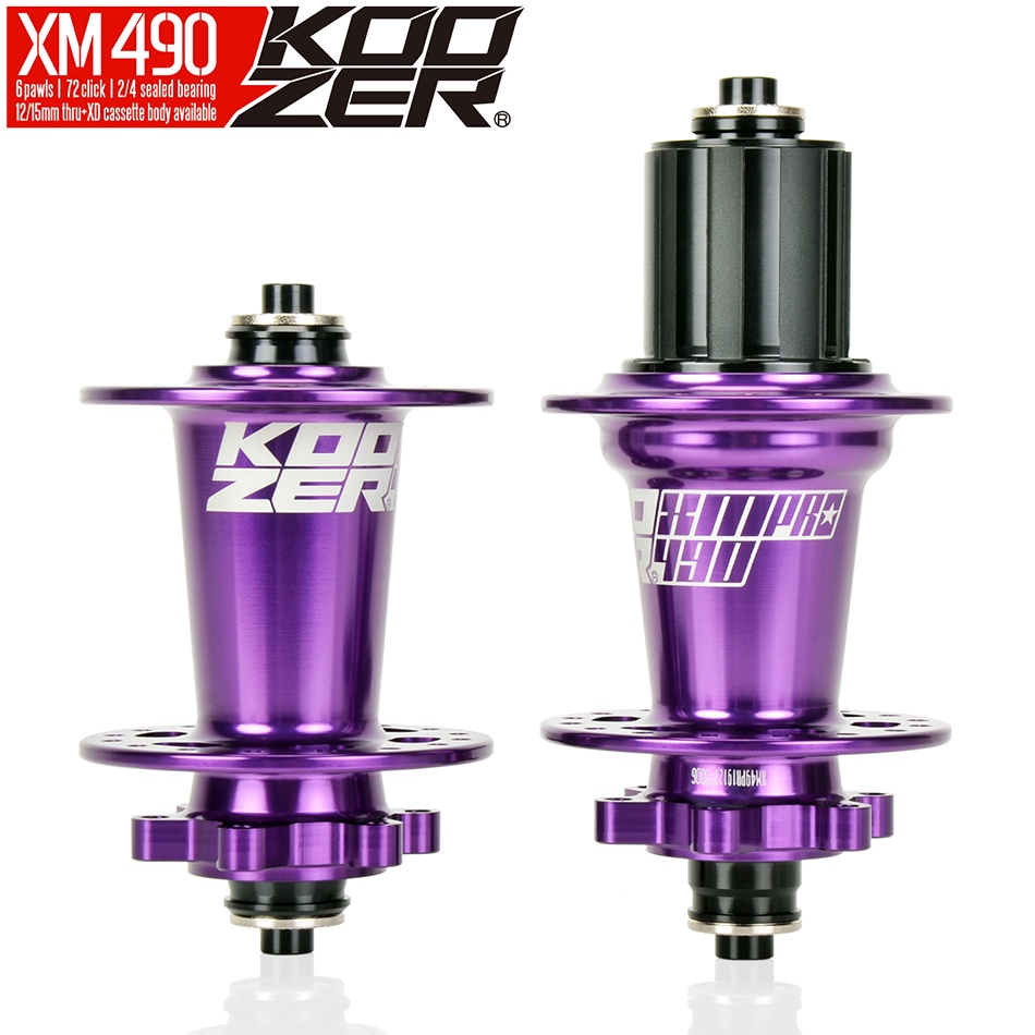 NEW Koozer XM490 PRO Hubs 4 Bearing MTB Mountain Bike Hub Rear 10*135mm ...