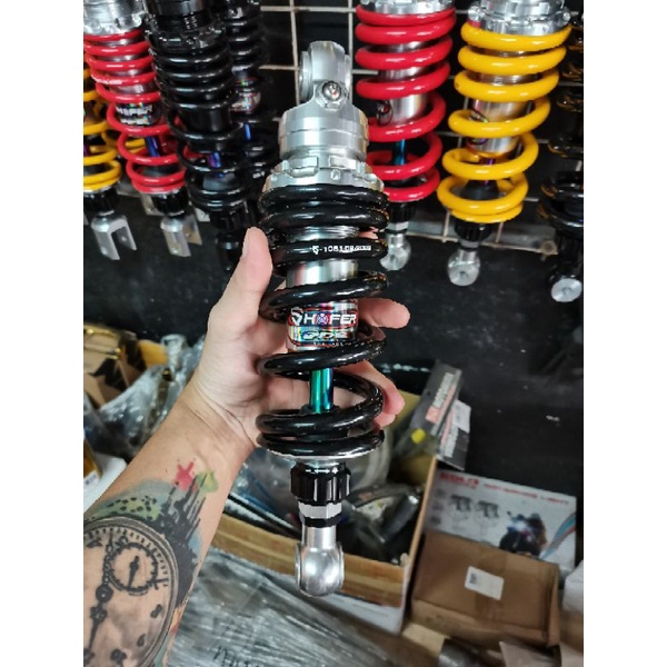 FREE sticker SHAFER Mono Shock Suspension RAIDER 150 Carb/Fi 285mm ...