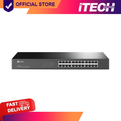 TP-LINK 24-PORT 10/100MBPS DESKTOP/RACKMOUNT SWITCH (TL-SF1024 ...