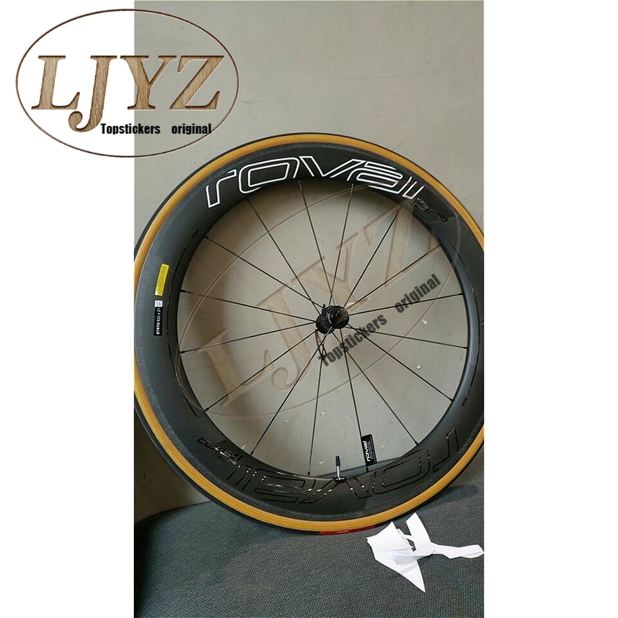 Vinyl 3M StickersROVAL CLX64 Wheelset Stickers Carbon Road Bike Two ...