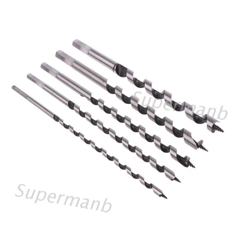 SUP 9 Inch Long Auger Drill Bits Set Wood Drill Bits Woodworking Bits 6 ...