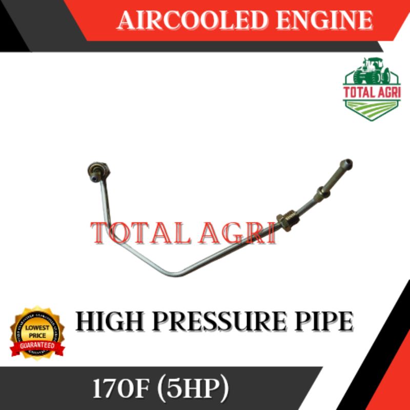Fuel Injection High Pressure Pipe 170F Aircooled Diesel Engine 5HP | Shopee Philippines