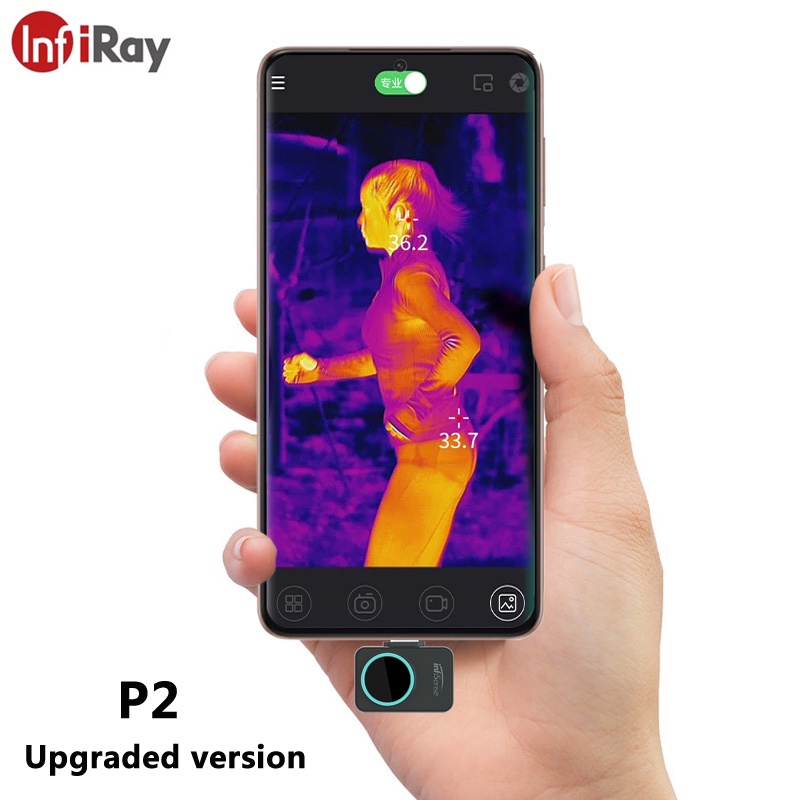 InfiRay Upgraded P2 Night Vision Go Infrared Thermal Imager Smartphone ...