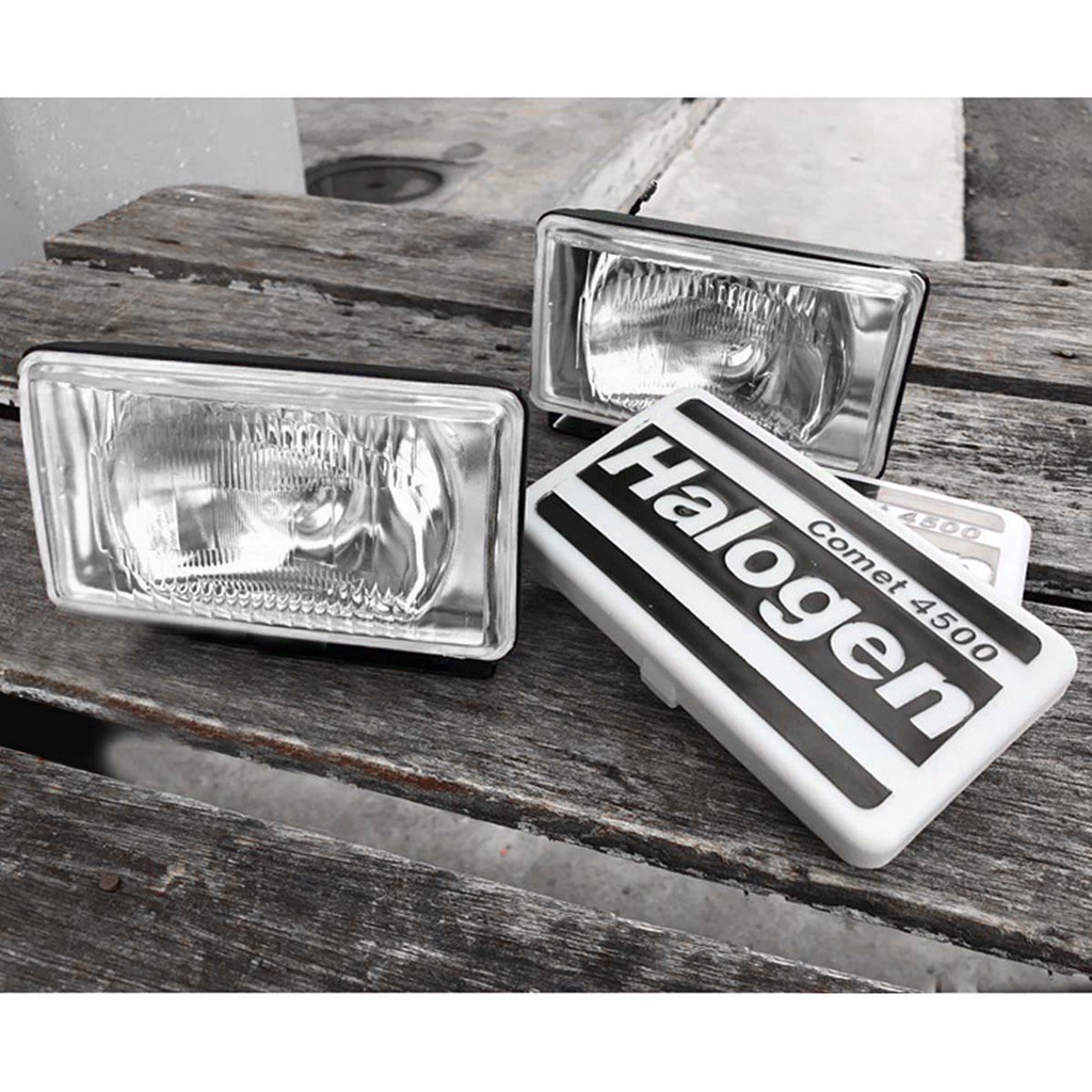 2Pcs 12V Comet 4500 White Lens Halogen Spot Sport Light Fog Lamp KE70 ...