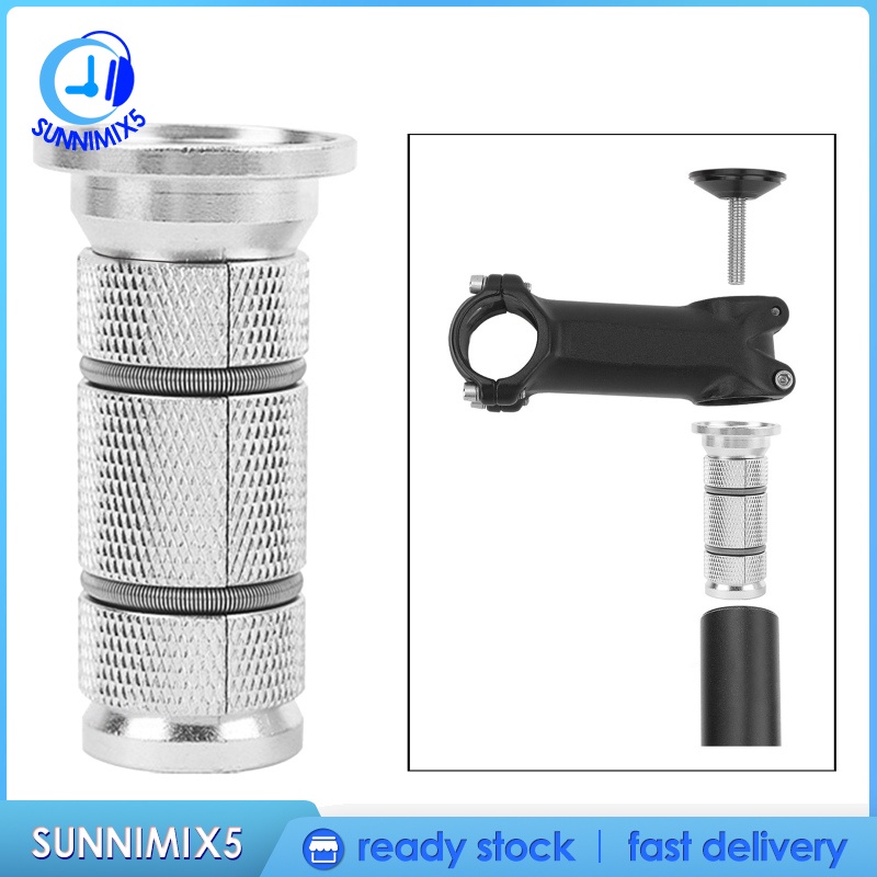 [ Deluxe Bike Headset Expander Top Bolt Extra Long Stem Expanding for ...