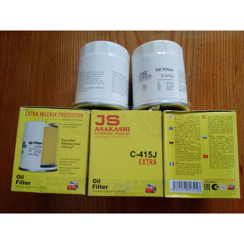 Engine oil filter for MITSUBISHI Zinger, Xpander, Triton JS ASAKASHI ...
