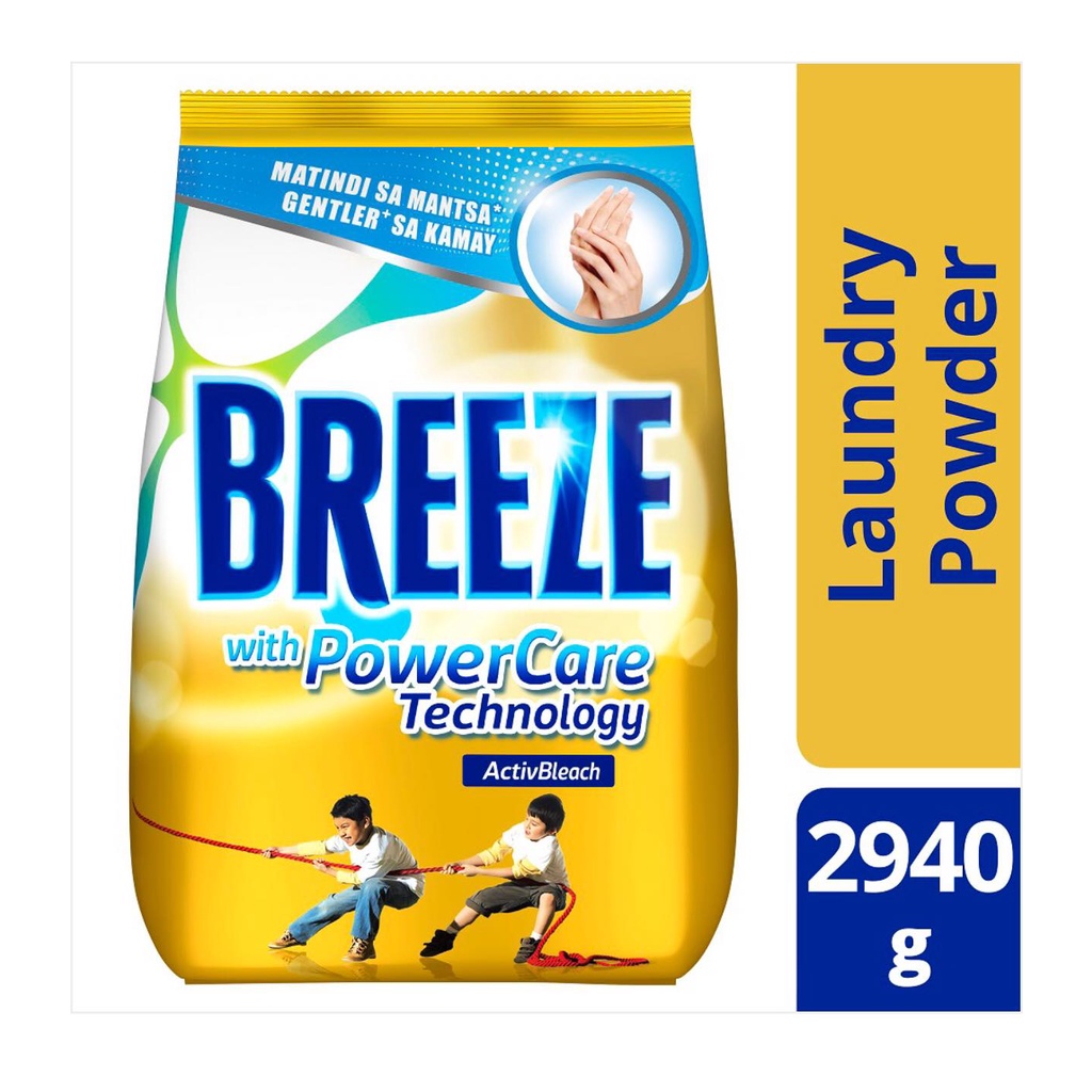 Breeze Laundry Detergent Powder Active Bleach Special Offer Pouch 2 ...