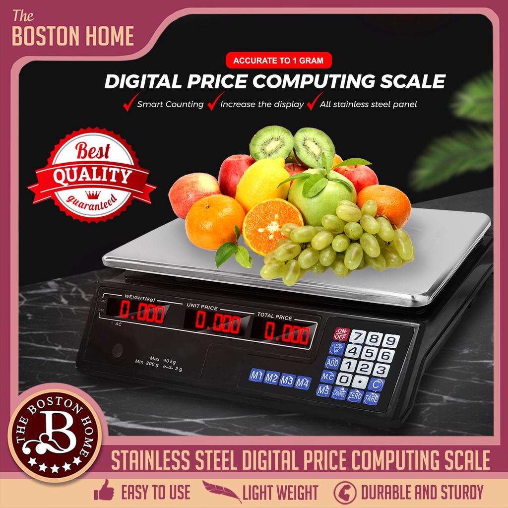 Boston Home Digital Price Computing Scale | Shopee Philippines