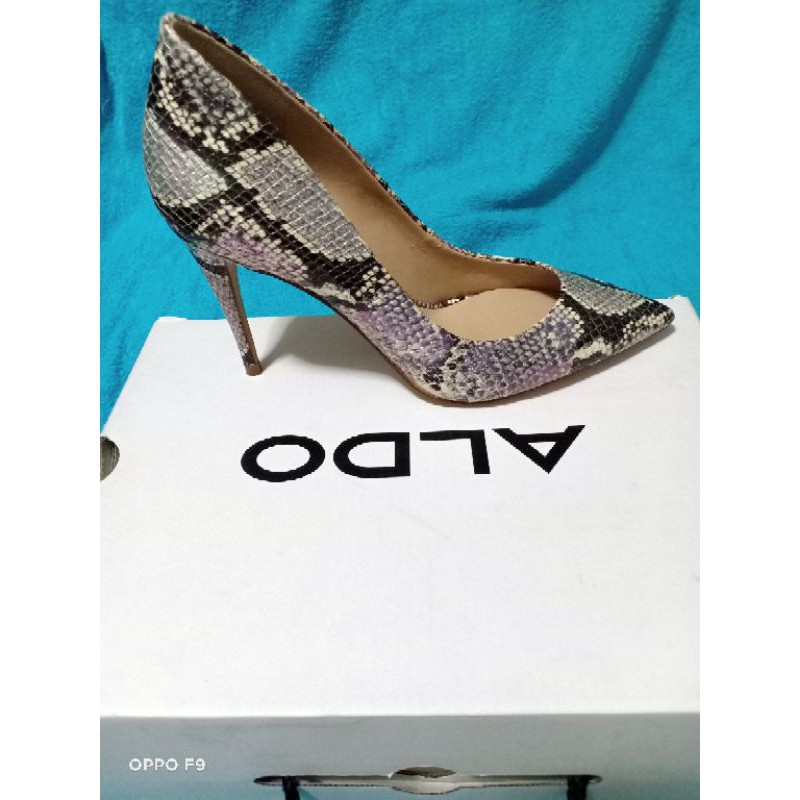 Original Aldo pointed snake print shoes | Shopee Philippines