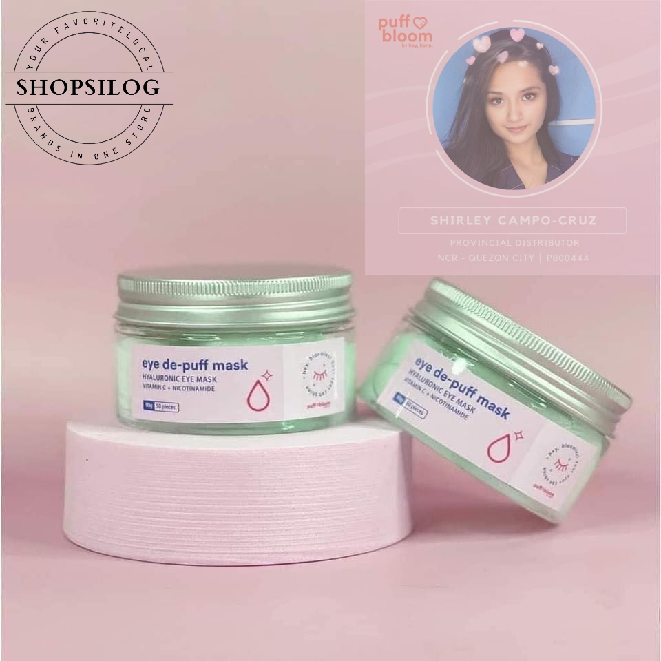PUFF AND BLOOM Eye De-Puff Mask (Hyaluronic Eye Mask) | Shopee Philippines
