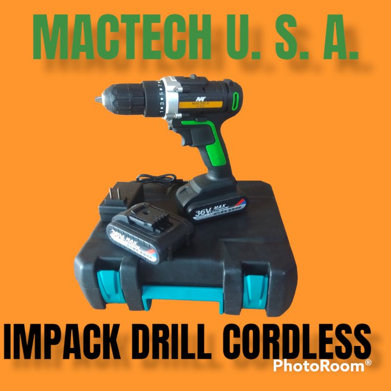 IMPACK DRILL CORDLESS MACTECH ORIG | Shopee Philippines
