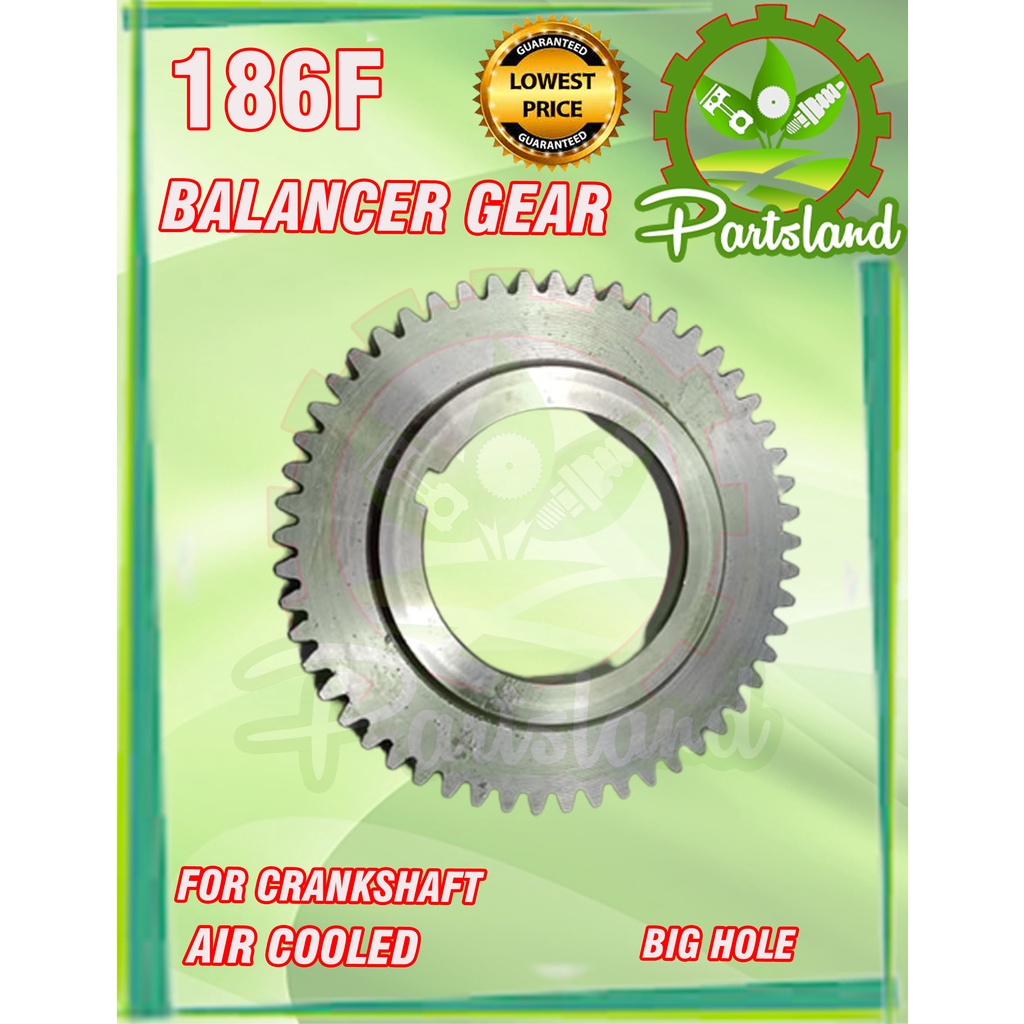 Balancer Gear for Crankshaft for 186F 186FA Big Hole Air Cooled Diesel ...