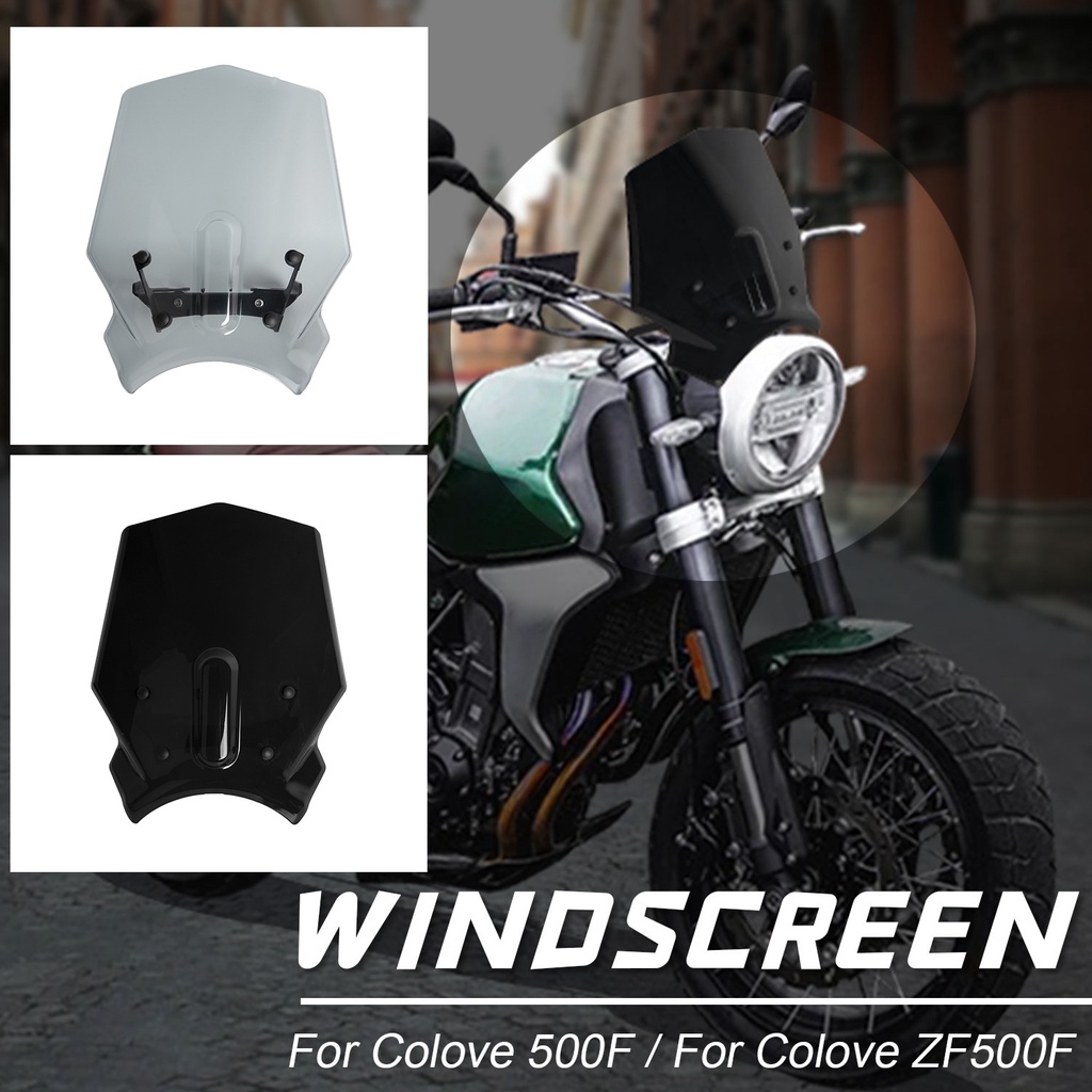 LJBKOALL For Colove 500F ZF500F Windscreen Windshield Wind Deflector ...