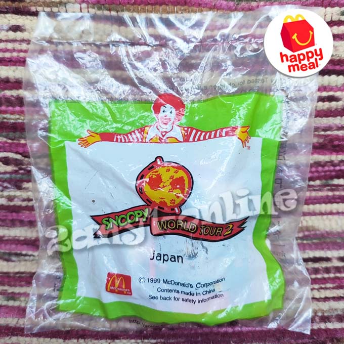 1999 Mcdo Snoopy World Tour - JAPAN (Sealed) | Shopee Philippines
