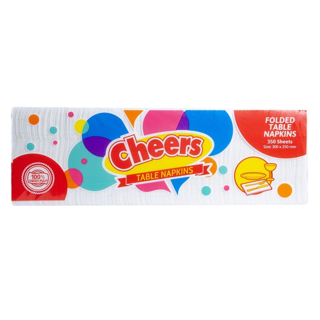 Cheers Folded Tissue Paper 350's 10"x12" | Shopee Philippines
