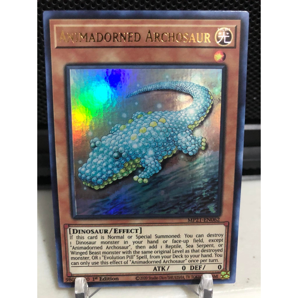 Animadorned Archosaur - MP21-EN062 - Ultra Rare 1st Edition | Shopee ...