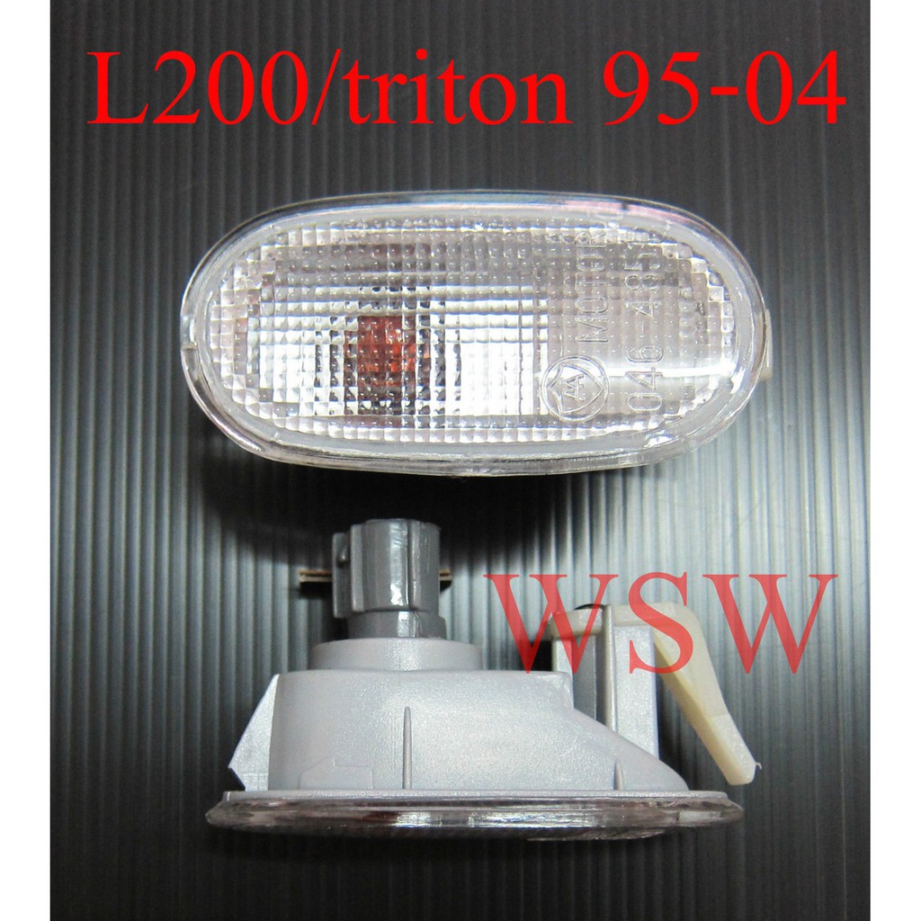 (1 Pair) Side Marker LIGHT Flat Lens MITSUBISHI STRADA 1996-2005 Turn ...