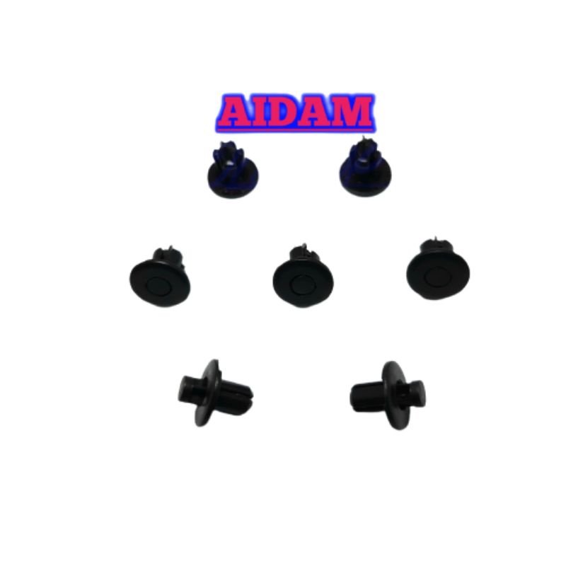 10pcs Blunt Plastic RIVET Clips YAMAHA NMAX AEROX LEXI XRIDE MIO HONDA ...