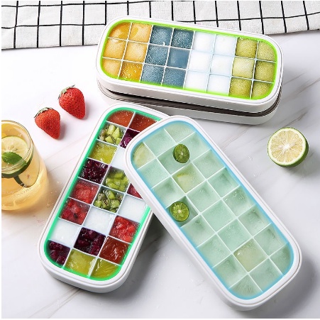 Ecoco 24Grid Ice maker Ice cube box Ice Cube Box Ice Storage Box ...