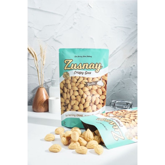 PUTIH Zusnay GARLIC Dry SUS (ZUSNAY GARLIC CRISPY SOES) | Shopee ...