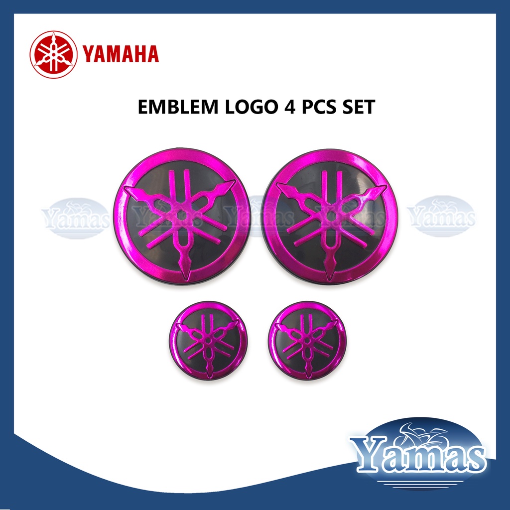 4pcs. YAMAHA EMBLEM LOGO | Shopee Philippines