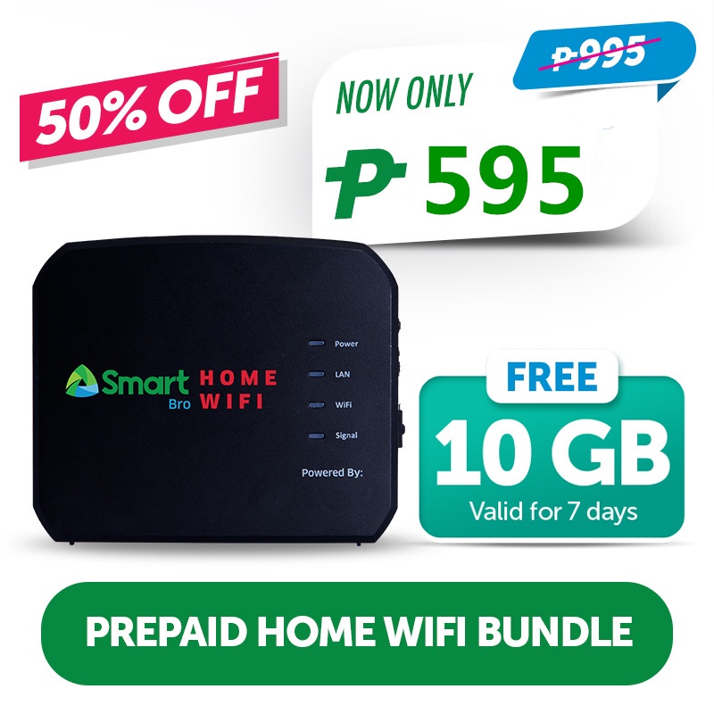 SMART Bro Prepaid Home Wifi LTE (Boosteven-R51) | Shopee Philippines