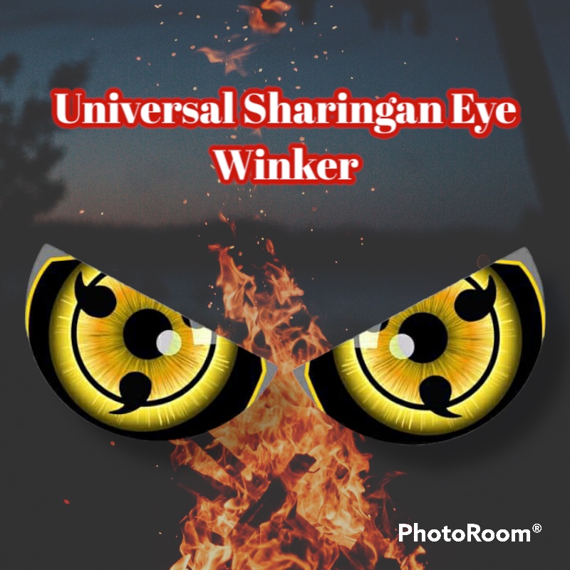 59 PESOS ONLY /1 PAIR //UNIVERSAL SHARINGAN EYE WINKER/HEADLIGHT ...