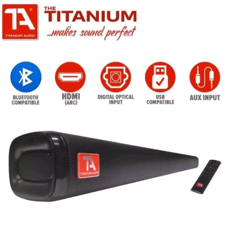 TITANIUM TASB-90W SOUND BAR BLUETOOTH SPEAKER | Shopee Philippines