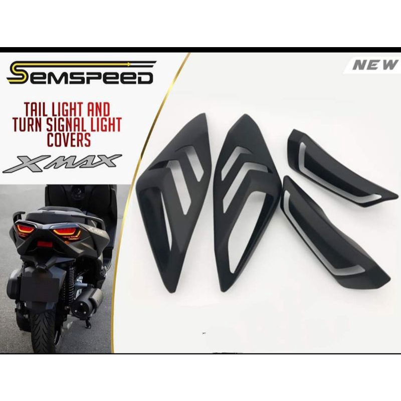 SEMSPEED TAILLIGHT AND SIGNAL LIGHT COVER XMAX | Shopee Philippines