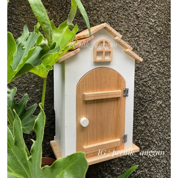 KAYU Electric Box Closes Wooden Door Credit Electricity Token | Shopee ...