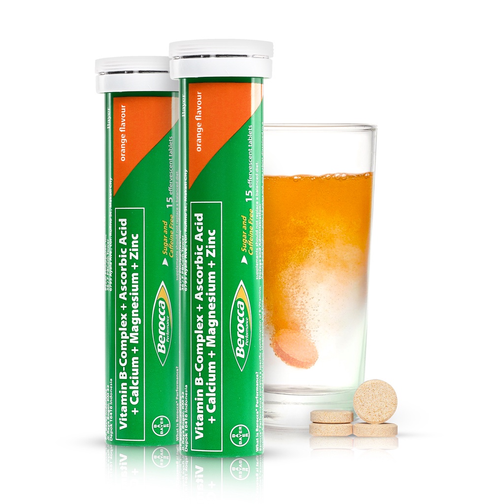 BEROCCA® Performance (Orange) Multivitamins + Minerals 30 Effervescent ...
