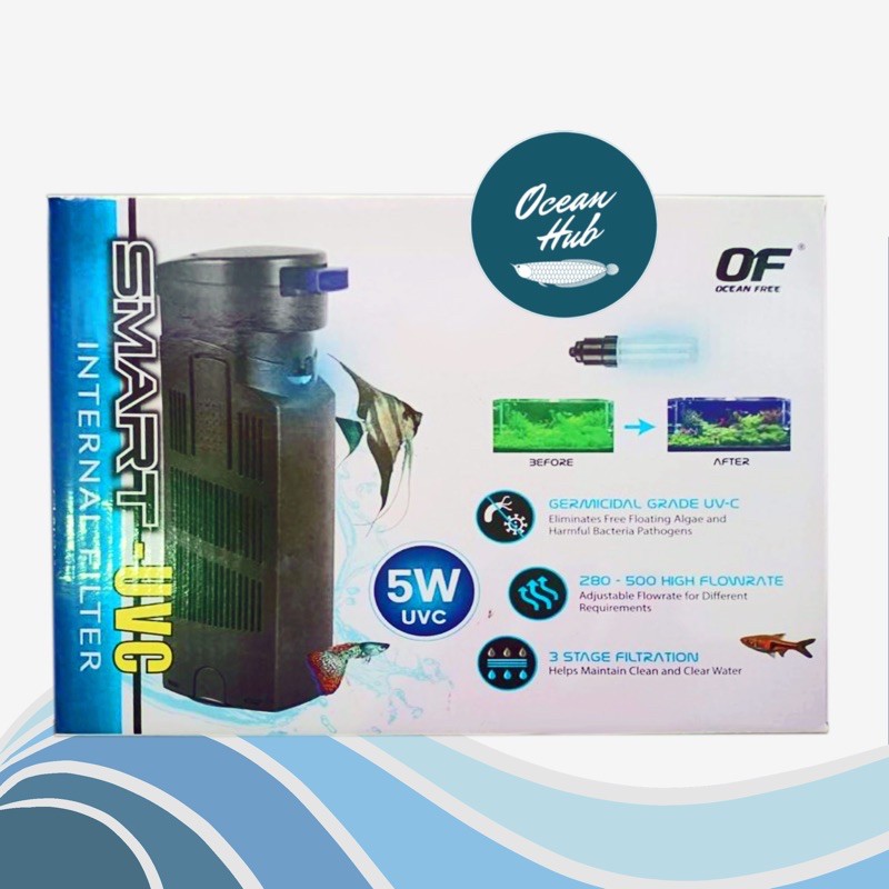 Ocean Free Smart UVC Internal Filter 5W 7W Singapore Made | Shopee ...
