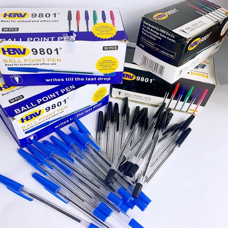 50PCS/box HBW9801 ballpen school supplies office supplies pens ...