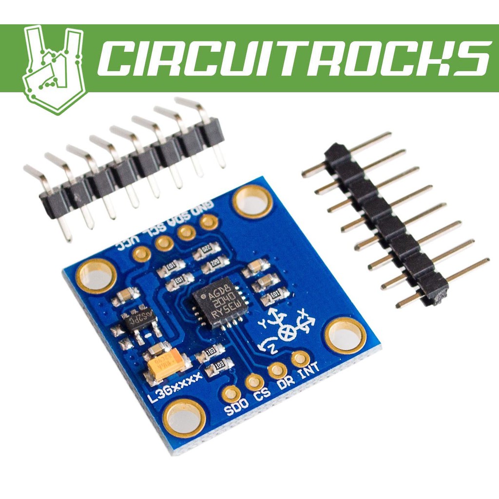 L3G4200D Triple Axis Gyro Angular Velocity Sensor Module Arduino ...