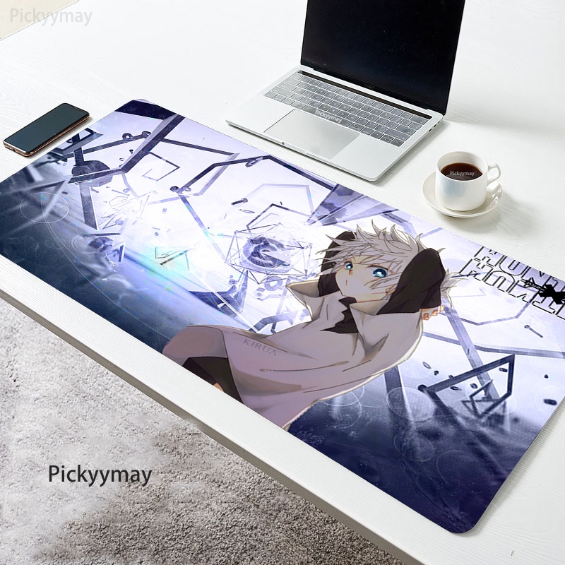Anime Hunter X Hunter Mouse Pad Computer Table Locking Lock Edge Mause ...